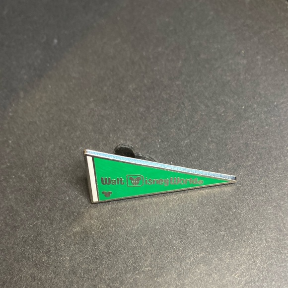 Disney | Other | Disney Pin Green Walt Disney World Flag | Poshmark
